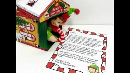 Classroom Shelf Elf Letters by Herding Kats in Kindergarten | TPT