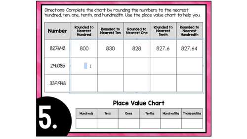 Round Decimals Digital Activities 5.NBT.4 by Fifth Grade Fab | TPT