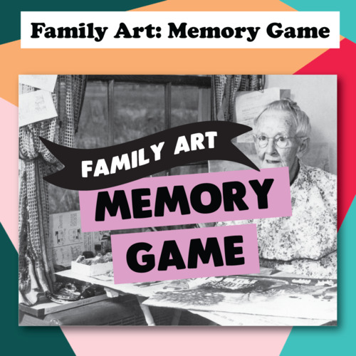 Family Art Night: Grandma Moses Memory Game by Meg's Art School | TPT