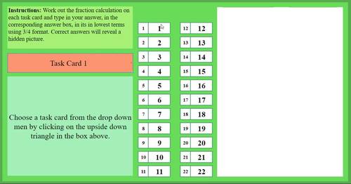 Digital Pixel Art NO PREP Task Cards - Irish Gnome Fraction Addition