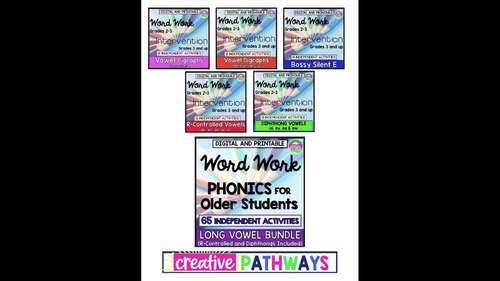 Reading Intervention | Phonics Activities| Decoding Activities | TpT