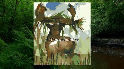 Deer And Reindeer Bundle Color By Numbers Paintings by Fairychamber