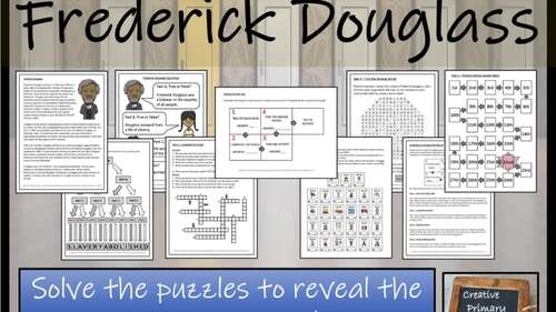 Frederick Douglass Escape Room Activity by Creative Primary Literacy