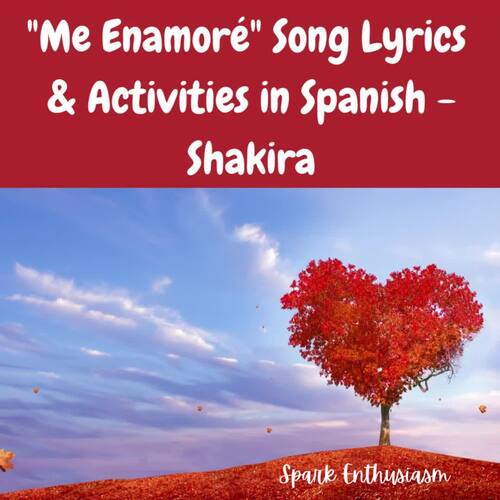 Me Enamore Song Lyrics & Activities in Spanish -Shakira Musica | TPT