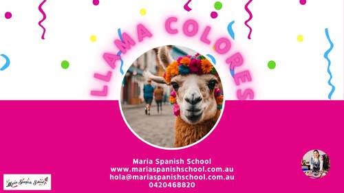 Canción Llama Colores - Practica Español - Practise Spanish - Llama ...
