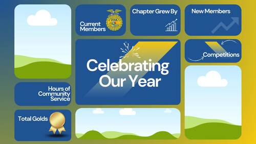 EDITABLE FFA End of the Year Slideshow Template by karadytpt | TPT