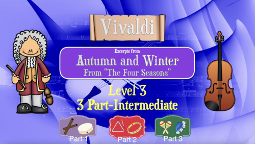 Composer Rhythm Play Along-Vivaldi (Level 3) by Mr Doug's Music Shop