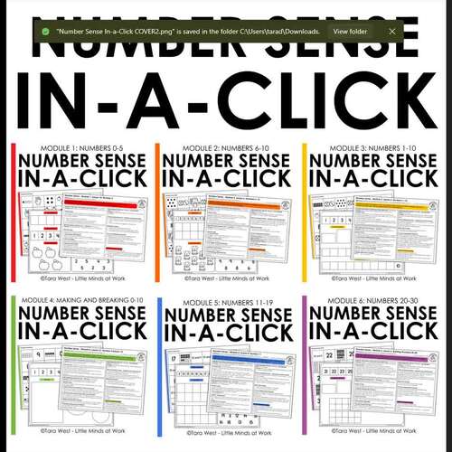 Number Sense In-a-Click Math Lessons Growing Bundle | Subitizing and ...