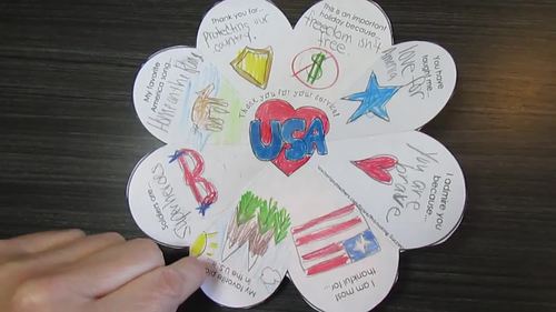 Veterans Day Card for Kids to Make Veterans Day Craft Activity Thank ...