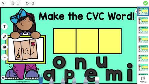 Making CVC and CVCe Words Digital Activity for Google Slides™ and Seesaw™
