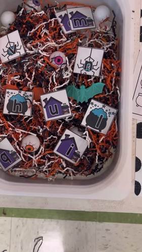 Alphabet Sensory Bin | Yearlong Letter Center Activities | TPT