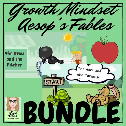 Growth Mindset / ELA - Short Stories: Aesop's Fables BUNDLE | TpT
