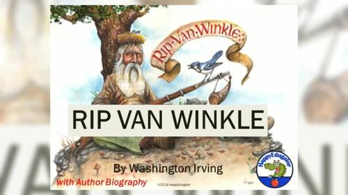 Rip Van Winkle PowerPoint - Questions, Writing Prompts, and Author ...