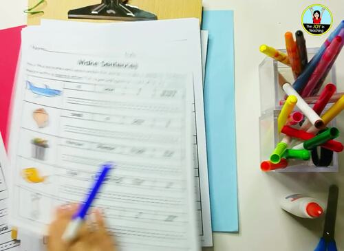 Digraph Sentence Worksheet by The Joy in Teaching | TPT