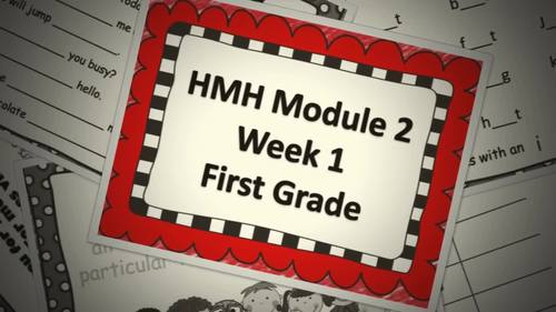 HMH Into Reading SMART Board Lesson Module 2, Week 1 First (1st) Grade
