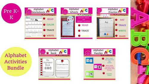 Kindergarten Alphabet Intervention Activities-Uppercase and Lowercase ...