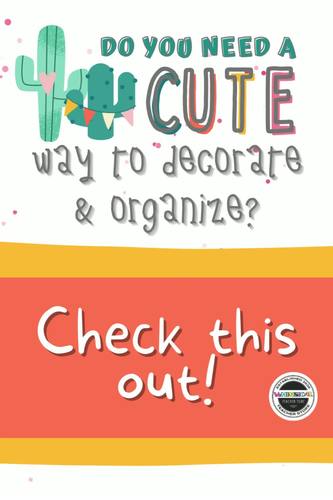 Desert Boho Classroom Décor and Organization Print and Go | TPT