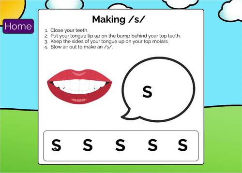 S TH Minimal Pairs Frontal Lisp Boom Cards tongue twister silly ...