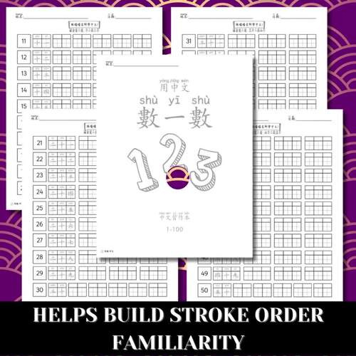 Traditional Chinese Numbers 1–100 | With Pinyin & Writing Activities ...