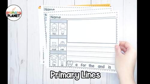 Phonics Picture Writing Prompts - Mixed Short Vowels - CVC Phonics ...