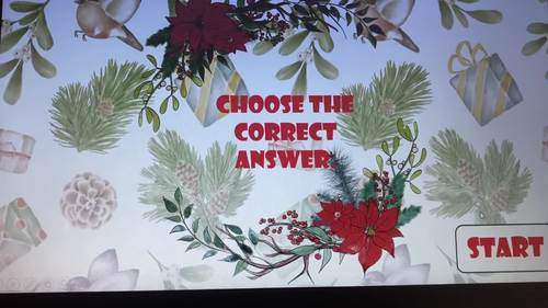 Christmas interactive quiz for kids and adults | ESL EFL game activity