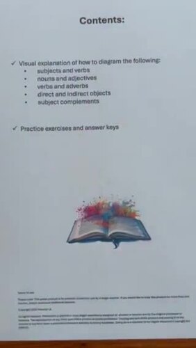 Complete high school level ELA lesson on diagramming sentences by ...