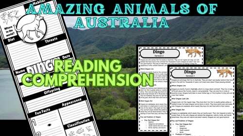 Quokka Reading Comprehension Informational Text Research Australian Quokkas