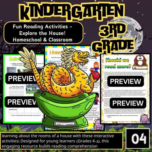 Fun Reading Activities – Explore the House! Homeschool & Classroom
