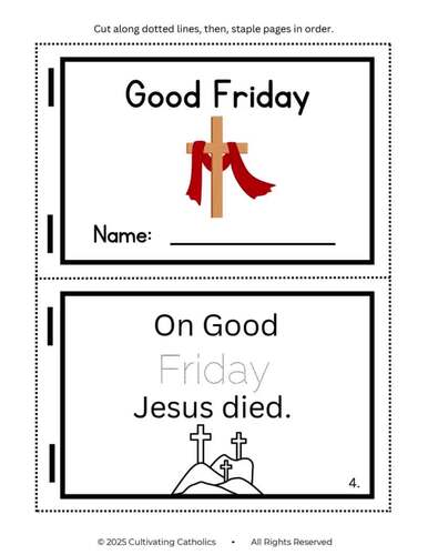 Catholic Holy Week | Holy Week activity | Catholic Holy Week Readers