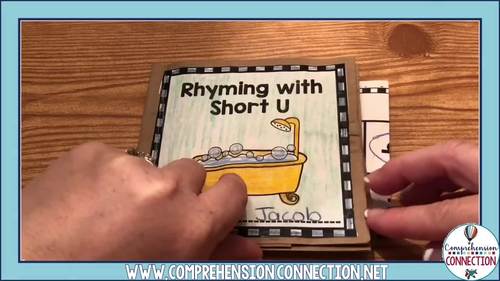 Short U Paper Bag Book by Comprehension Connection | TpT