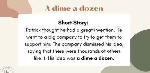 Figurative Language: Idioms in Context - Speech Therapy for Middle ...