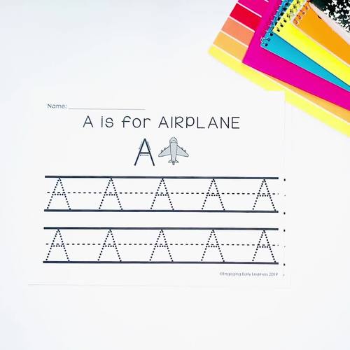 NO PREP Handwriting Practice Uppercase Letters | Preschool PreK ...