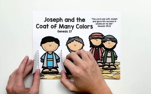 Joseph's Colorful Coat Bible Craft, Sunday School Craft | TPT