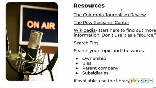 Media Literacy and Journalism Lesson Plan about Media Ownership | TPT