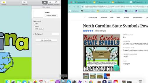 North Carolina State Symbols PowerPoint Lesson by LaFountaine of Knowledge