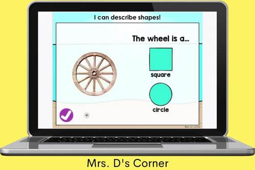 Kindergarten Geometry Standards-Aligned Digital Activity Bundle | TPT