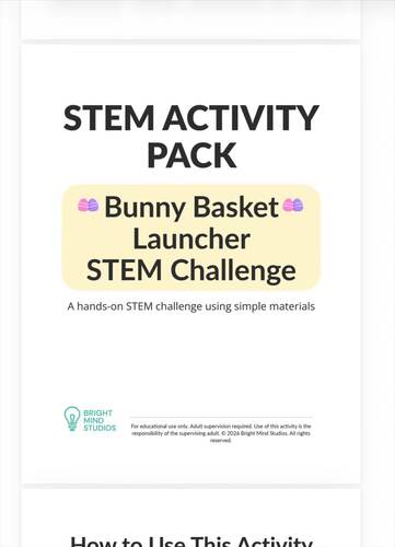 Easter Mini Bundle B: 3 Hands‑On STEM Challenges by Bright Mind ...