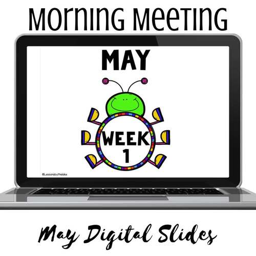 Morning Meeting May *Greetings, Sharing, Activities & Message Templates*