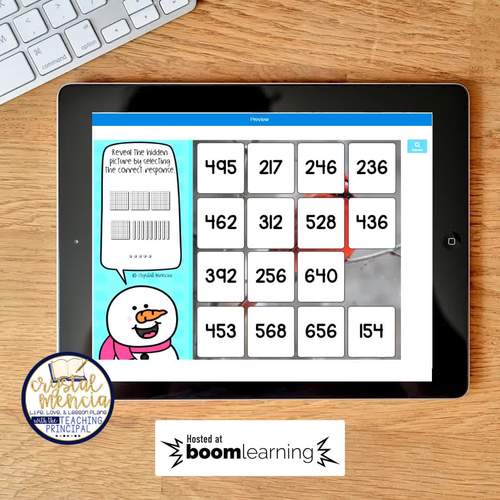 2NBT3 Reveal a Picture Boom Cards™ Read and Write Numbers | Distance ...