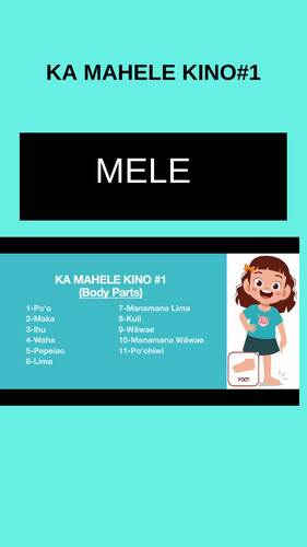 Learn the Body Parts in Hawaiian (Body Parts #1 Series) Head-Shoulders