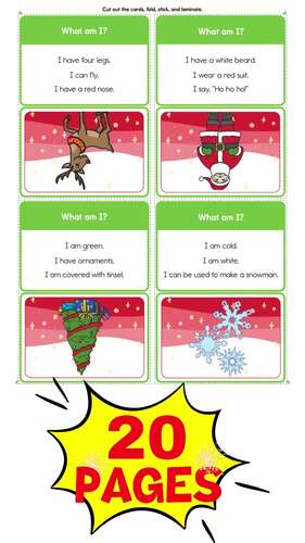 5 Christmas Games - Holiday Fun Activity for Class Party | TPT