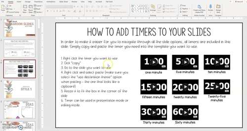 Daily slides with timers- English & Spanish BUNDLE | Modern Boho ...