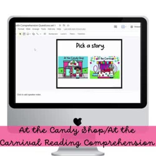 Reading Passages with Comprehension Questions set 1 Google Slides™