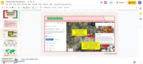 Virtual Field Trip Mexico - SPANISH & ENGLISH by Llearning Llama