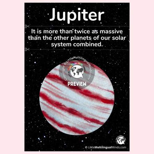 Solar System Activity, Planets Matching Cards, Word Wall for Pre-K ...