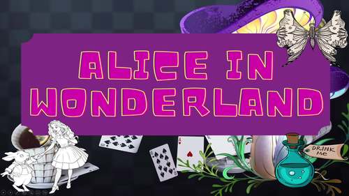 Alice in Wonderland. ESL/ESOL PowerPoint Lesson + Handout for A2 Level ...