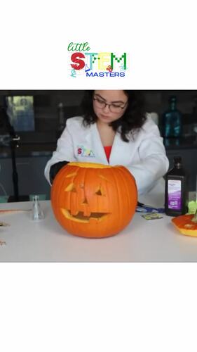 STEM Made Easy: Fizzing Pumpkin Experiment | Fun Hands-On Kitchen Science