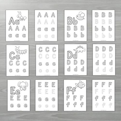 My Alphabet Letter Tracing Book for preschool learning by Rugrats ...