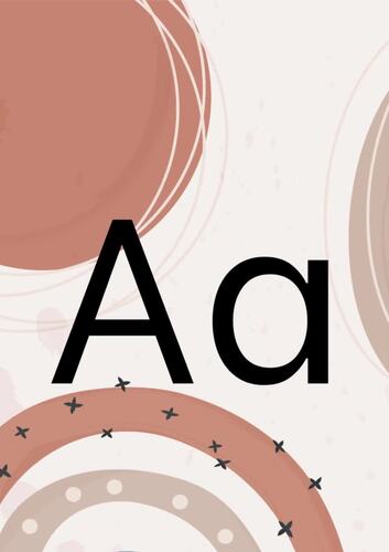 Boho Alphabet Posters A-Z by The Preppy Para | TPT