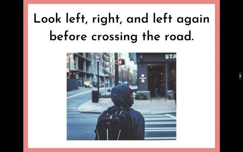 Road Safety Tips. Printable & Digital Flash cards lesson - PDF + Google ...